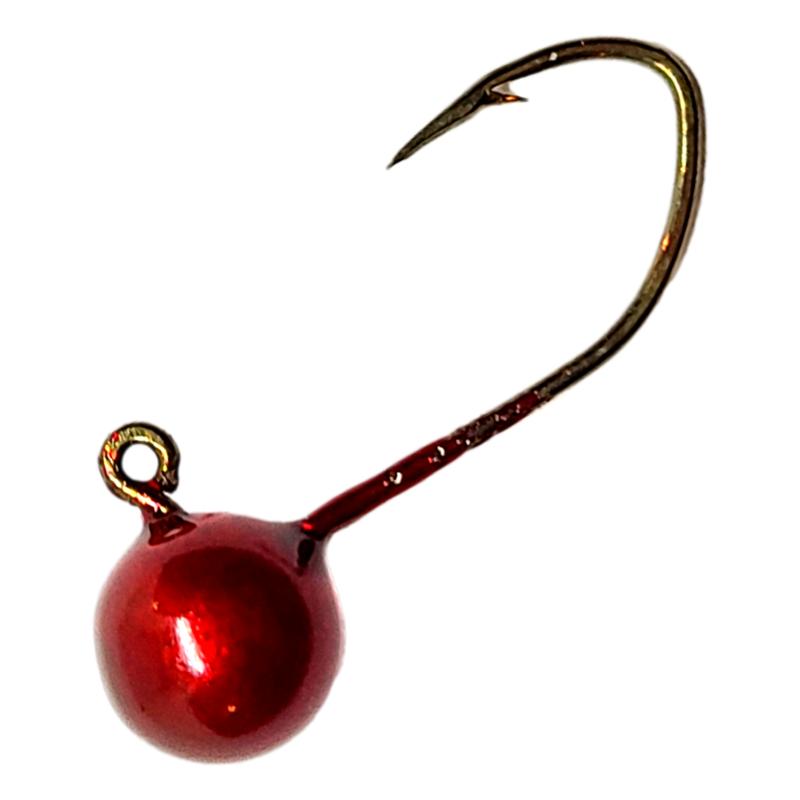 Red Trophy Chaser Sickle Hook Panfish Jig – Bago Lures