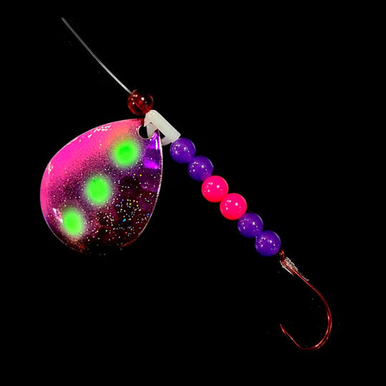 Walleye Spinner Rigs Single Hook Leech Minnow – Bago Lures